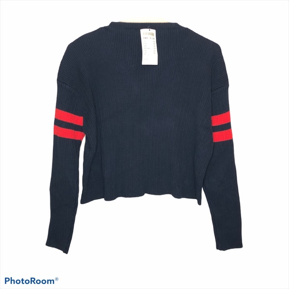 Brandy Melville | Sweaters | Nwt Brandy Melville Navy Blue Ribbed ...